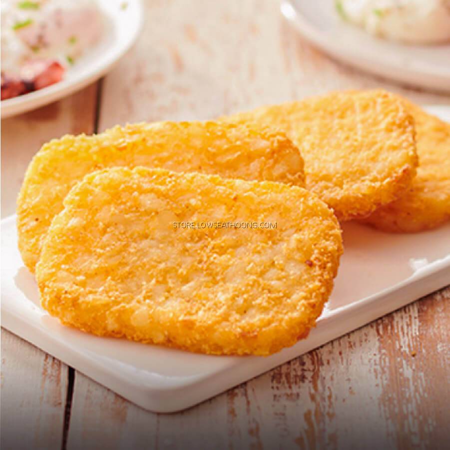 Rectangle Hashbrown Patties 炸长形土豆饼 MCCAIN - 10pcs/650g/12tray/ctn